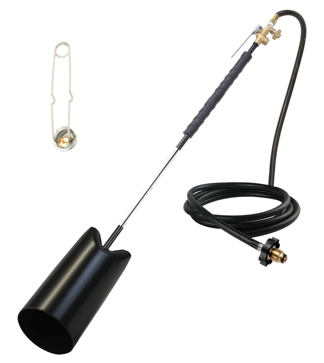 Heavy Duty Propane Torch Weed Burner 500,000 BTU with Flint Striker ...