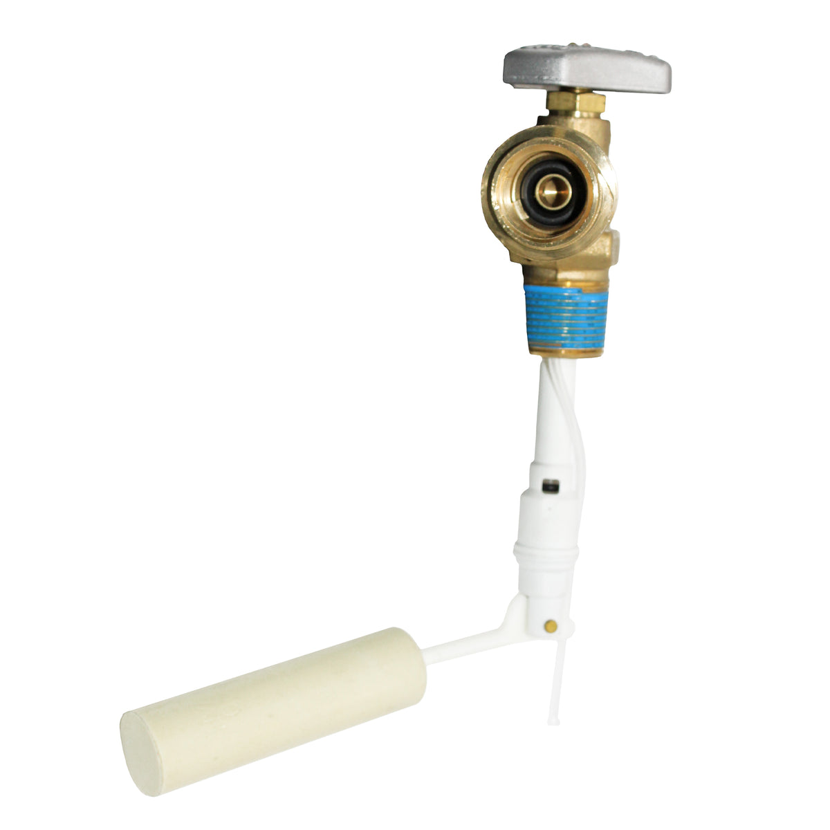 Flame King 30 Pound Propane Tank Cylinder Service OPD Valve, White