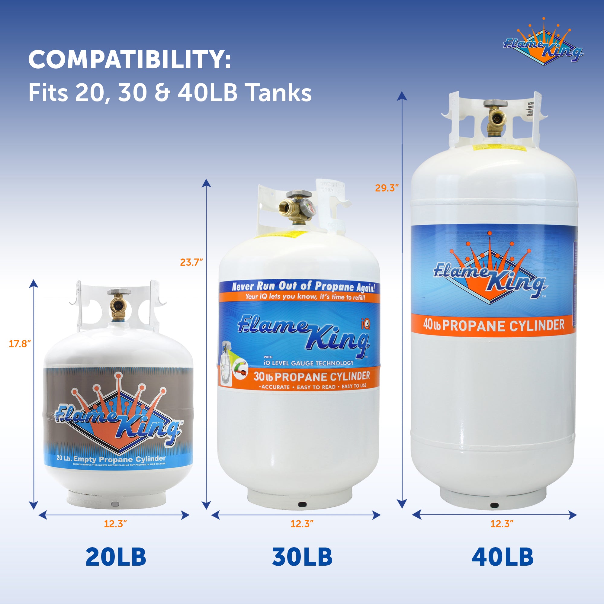 Propane Cylinder Base Stabilizer - Flame King