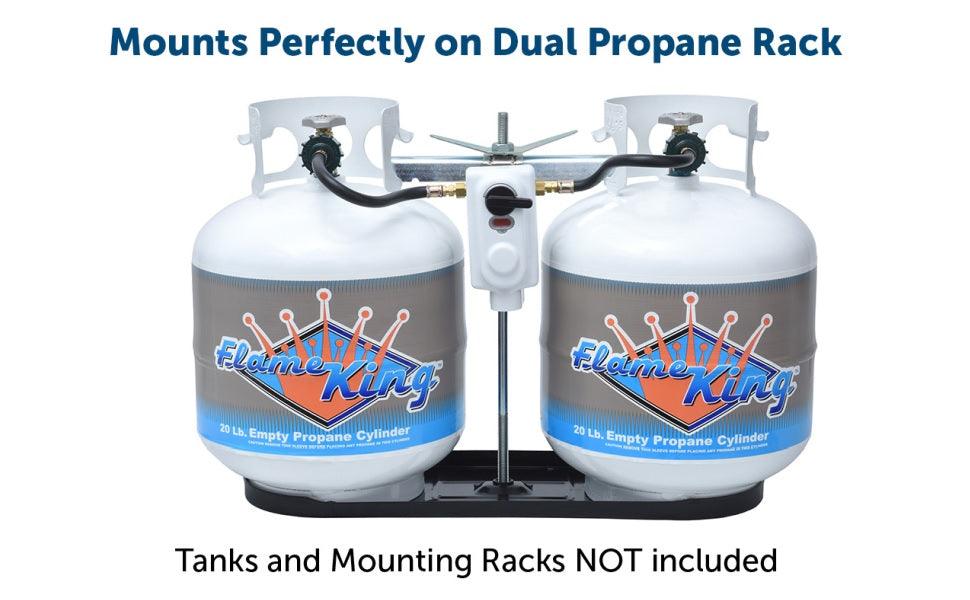 2 Stage Auto Propane Gas Regulator with Pls Cover & Long Mount Bracket ...
