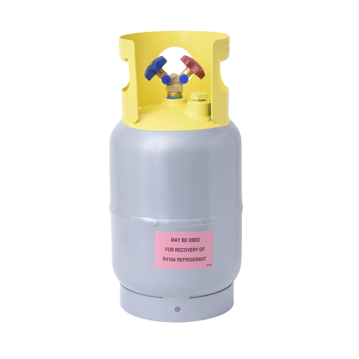 30 lb Refrigerant Recovery Cylinder Tank with SCG Y-Valve - Flame King