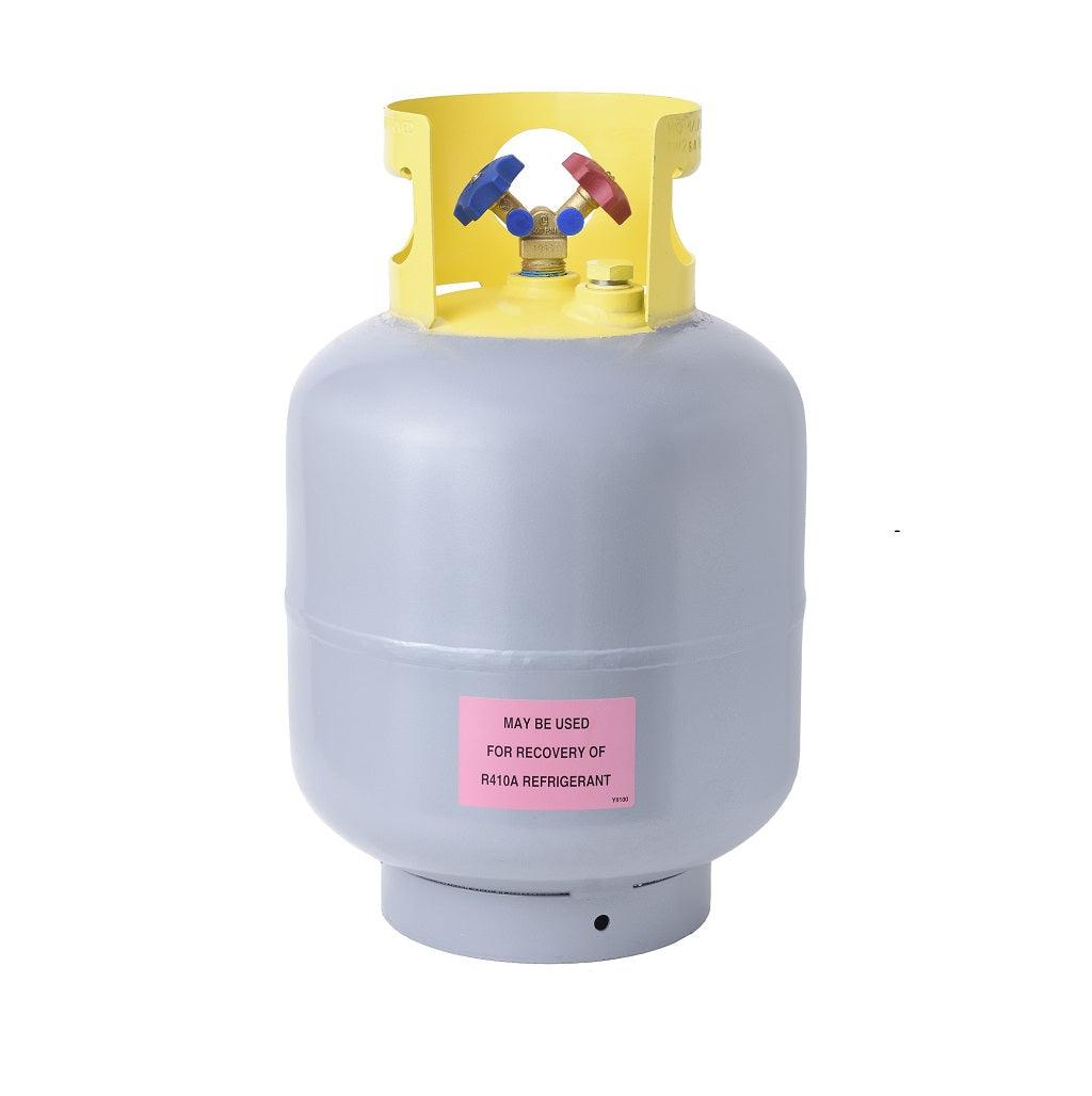 50lb Refrigerant Cylinder Recovery Tank with SCG Y-Valve - Flame King