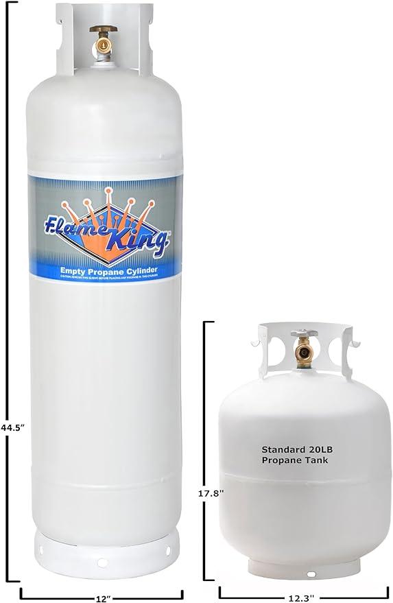 60lb Propane Tank LP Cylinder with POL - Flame King