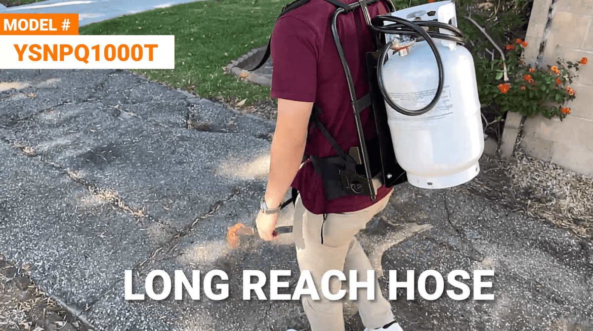 Bundle 10lb Propane Tank + 100,000 BTU Weed Burner Torch + Propane ...