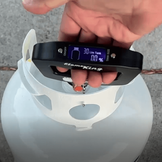 Electronic Gauge Scale Propane Tanks with Digital Indicator - Flame King