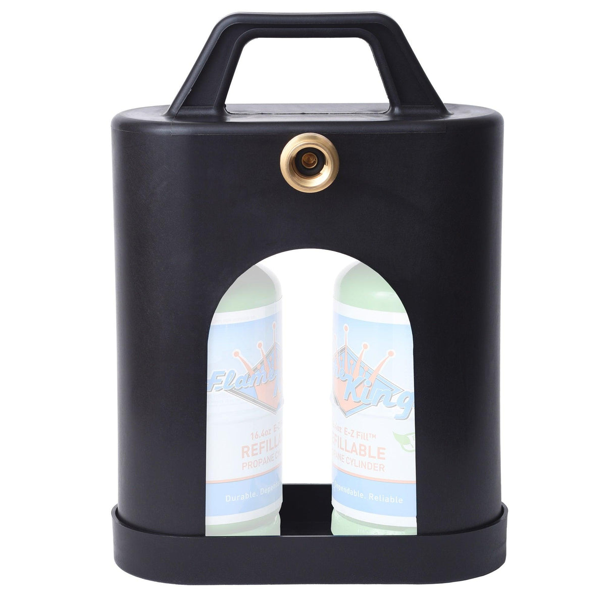 ProBoost Dual 1LB Propane Tank Carrier - Flame King