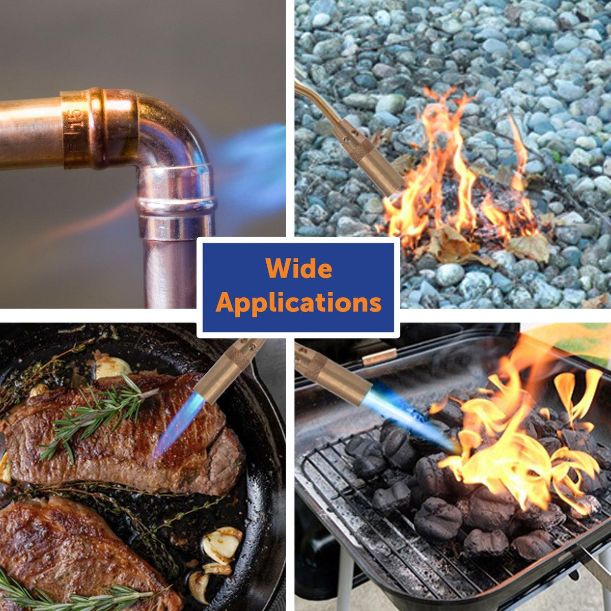 High Intensity Propane Cooking Searing Torch with Electric Start ...