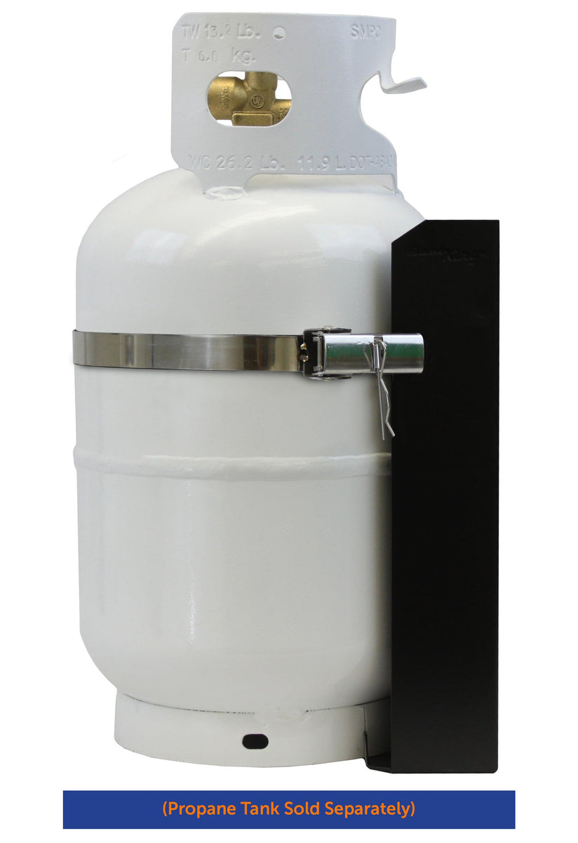 Flame King T-Rack 10lb Propane Tank Mounting Brackets Strap Campervan